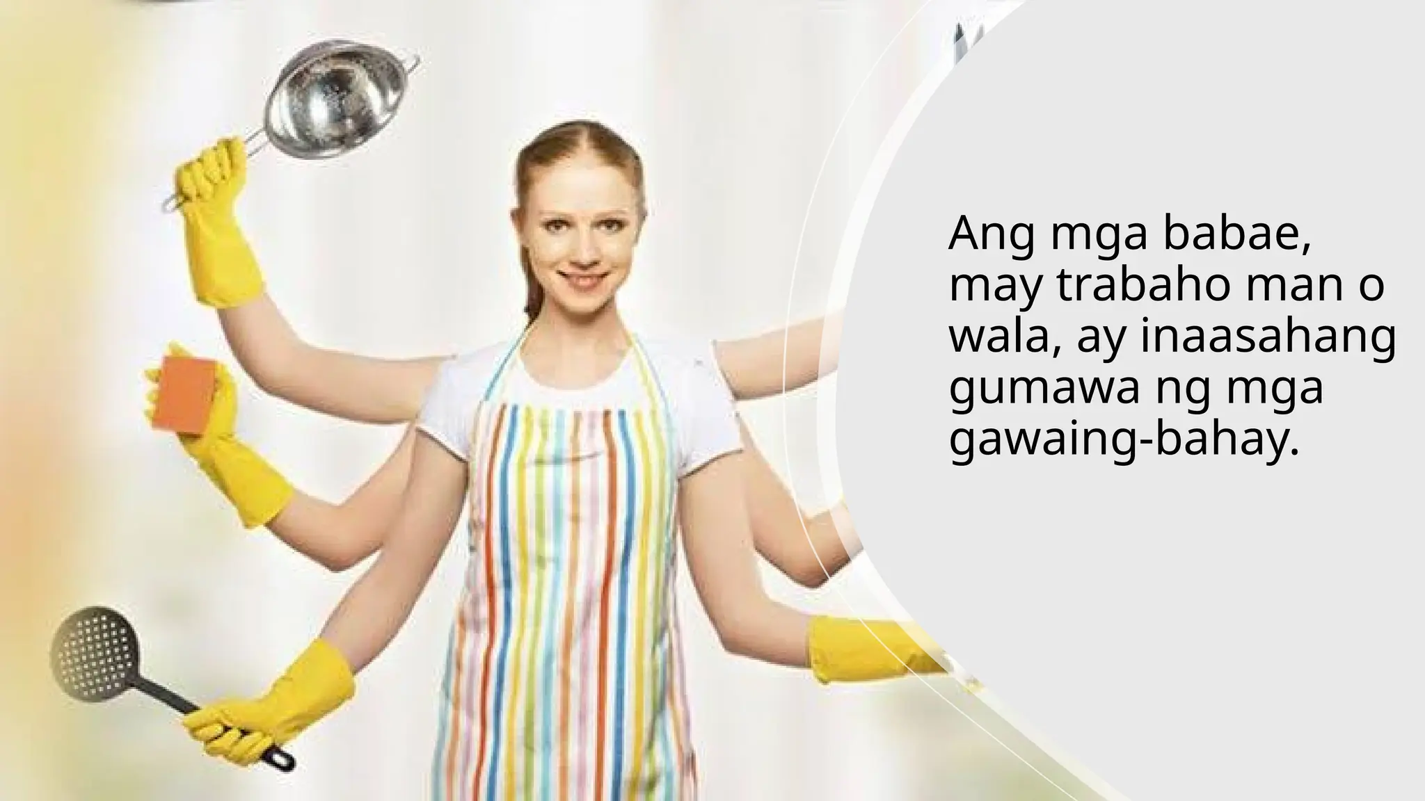 aRALIN 2 gENDER Roles tungkulin ng mga babae o lalaki sa lipunan | PPTX