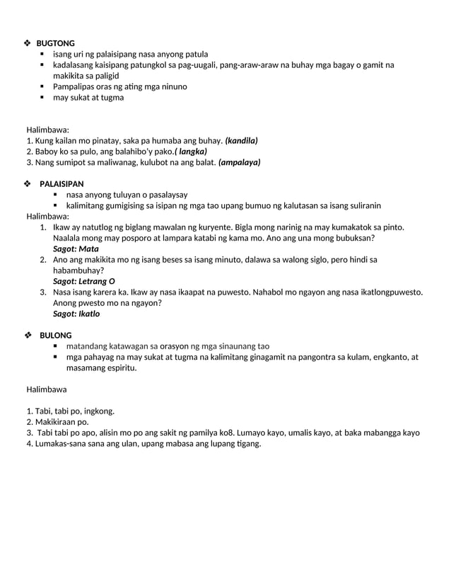 Filipino 7: Aralin 2 Karunungang-Bayan.docx