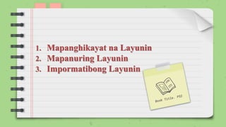 Aralin 2 katangian at layunin ng akademikong pagsulat | PPTX
