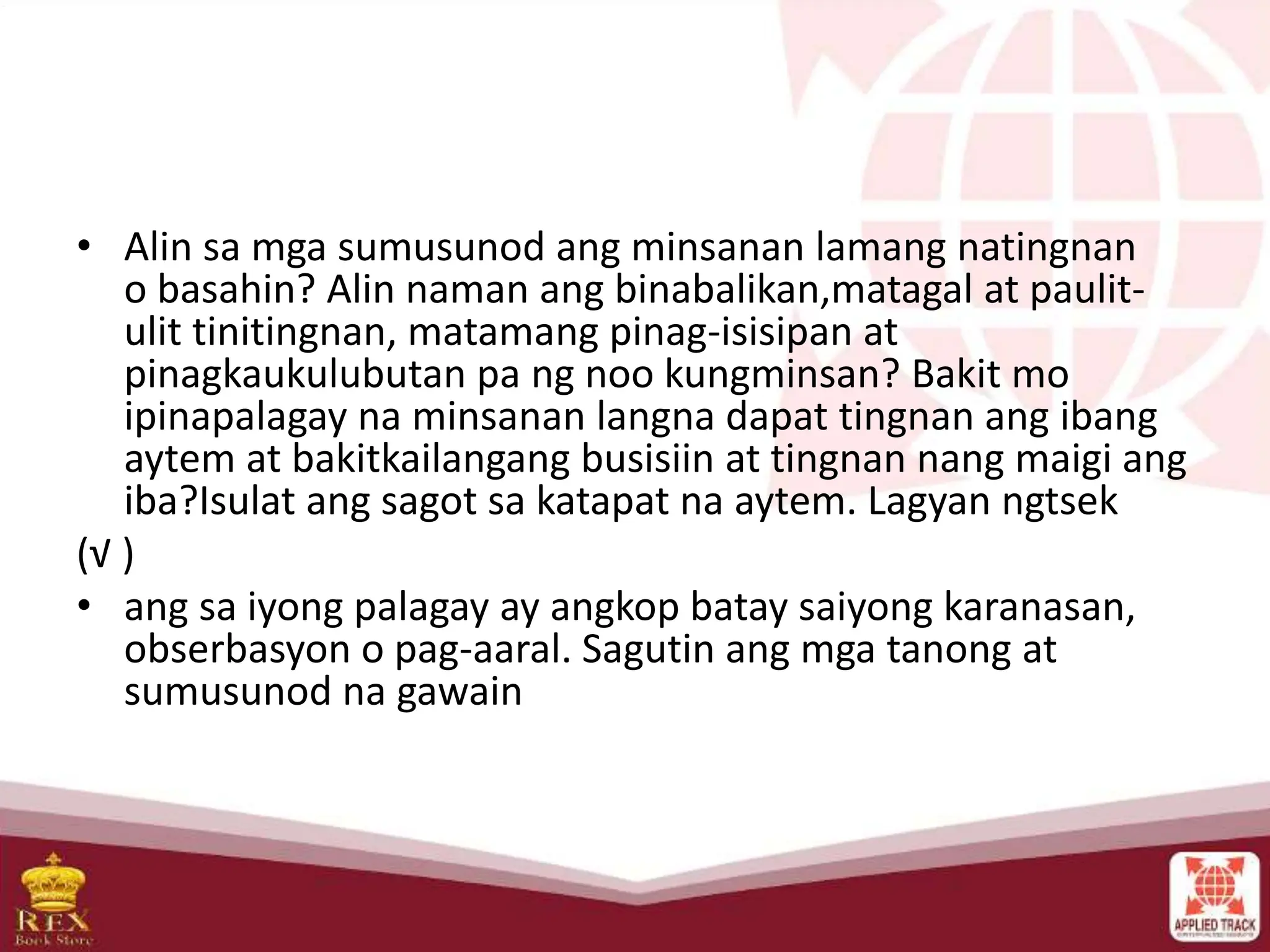 Mapanuring Pagbasa sa Akademya: Pagbuo ng Tala-Basa o Reader-Response ...