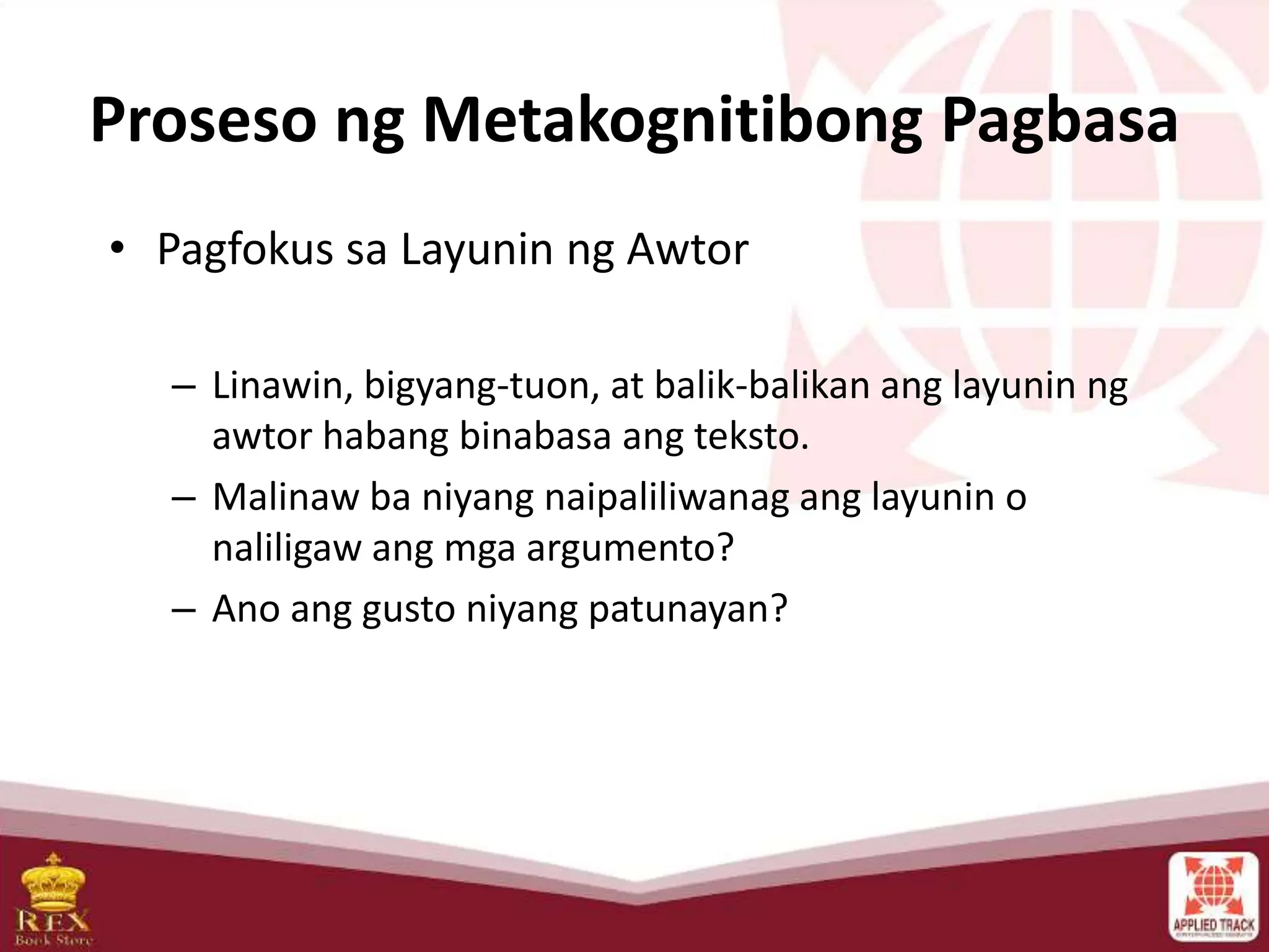 Mapanuring Pagbasa sa Akademya: Pagbuo ng Tala-Basa o Reader-Response ...