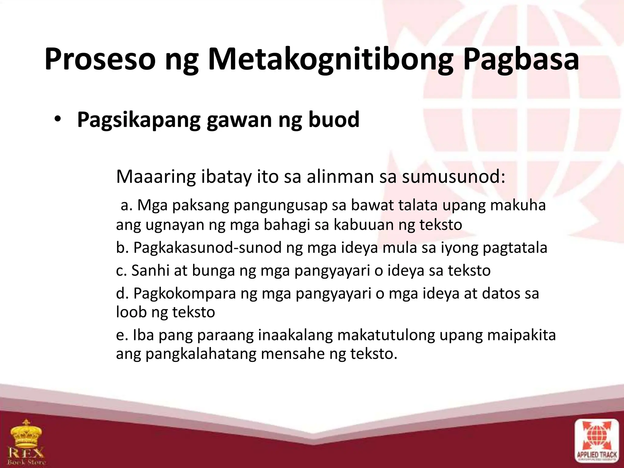 Mapanuring Pagbasa sa Akademya: Pagbuo ng Tala-Basa o Reader-Response ...
