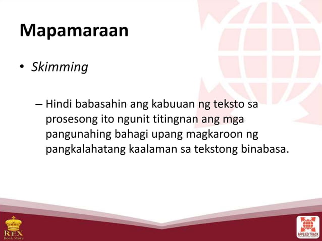 Mapanuring Pagbasa sa Akademya: Pagbuo ng Tala-Basa o Reader-Response ...
