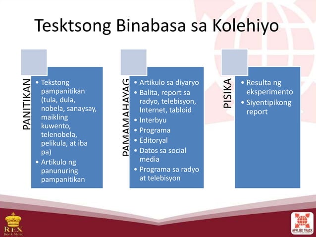 Mapanuring Pagbasa sa Akademya: Pagbuo ng Tala-Basa o Reader-Response ...