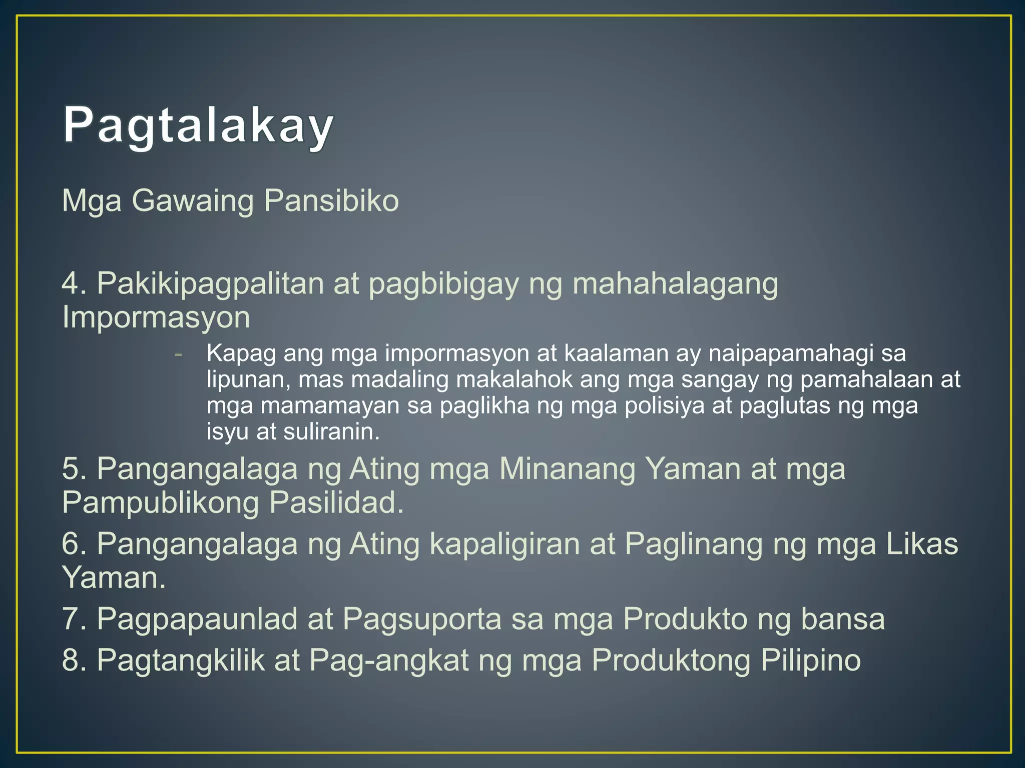 Aralin 2 Mga Gwain Pansibiko at mga Epekto Nito.pptx