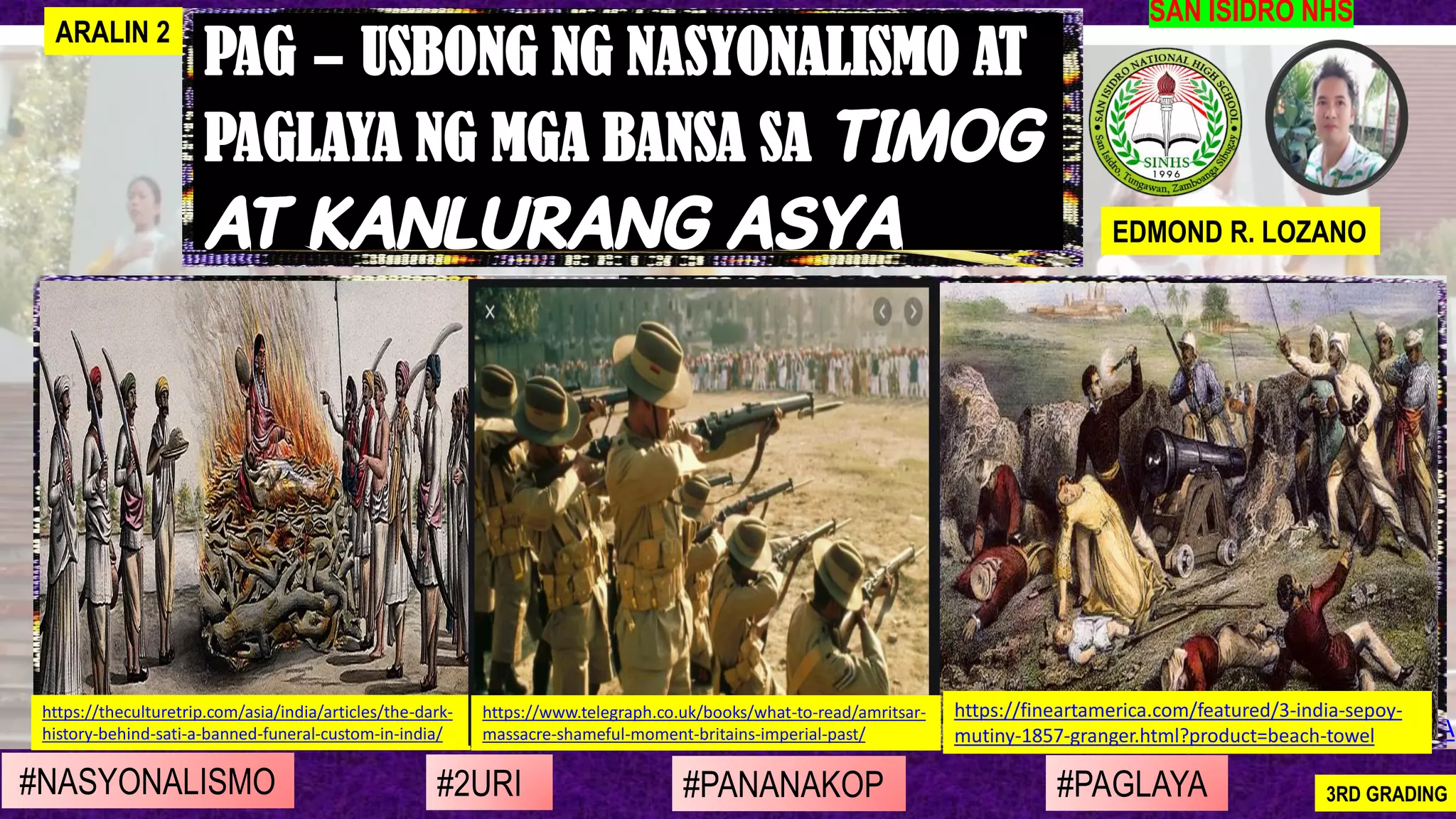 Nasyonalismo Sa Timog At Kanlurang Asya