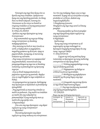 Aralin 2 pagiging matiyaga uugaliin ko! | DOCX