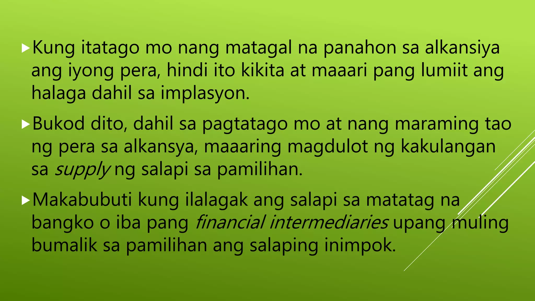 Aralin 3 - ANG UGNAYAN NG PANGKALAHATANG KITA, PAG-IIMPOK AT PAGKONSUMO ...