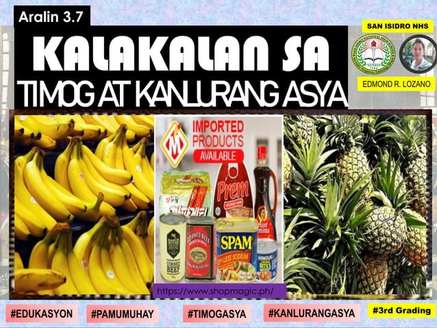 Kalakalan sa Timog at Kanlurang Asya.pptx | Education industry | Industries