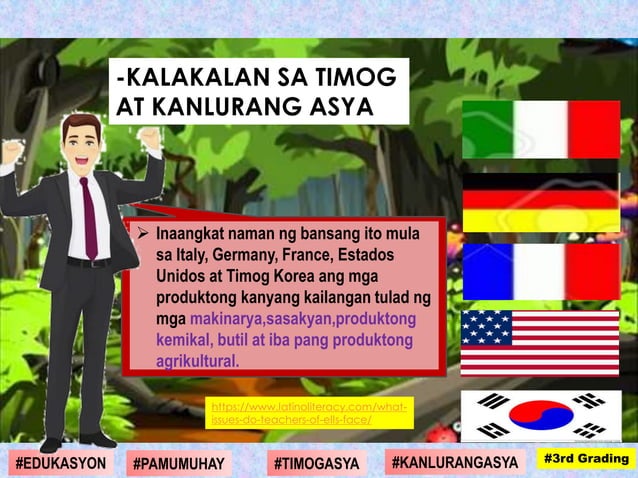 Kalakalan sa Timog at Kanlurang Asya.pptx | Education industry | Industries