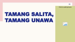 ARALIN 3 - ANG ALUSYON.pptx Isang talaka | PPTX