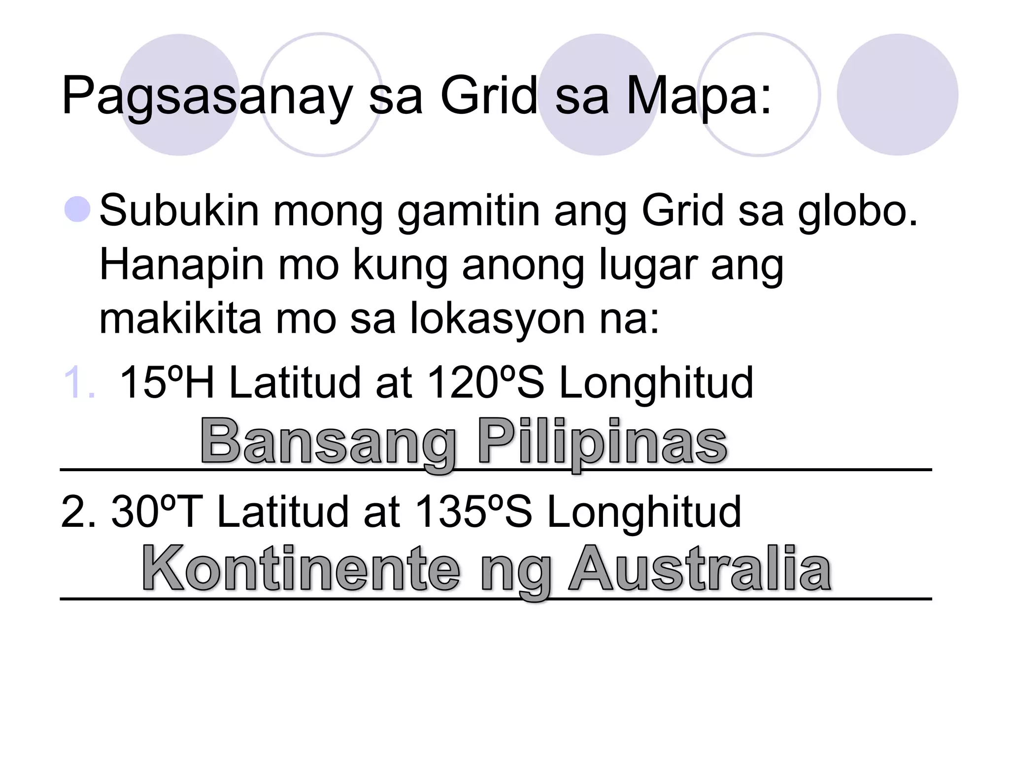 Aralin 3 ang grid | PPTX