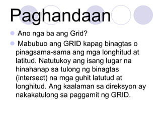 Aralin 3 ang grid | PPTX