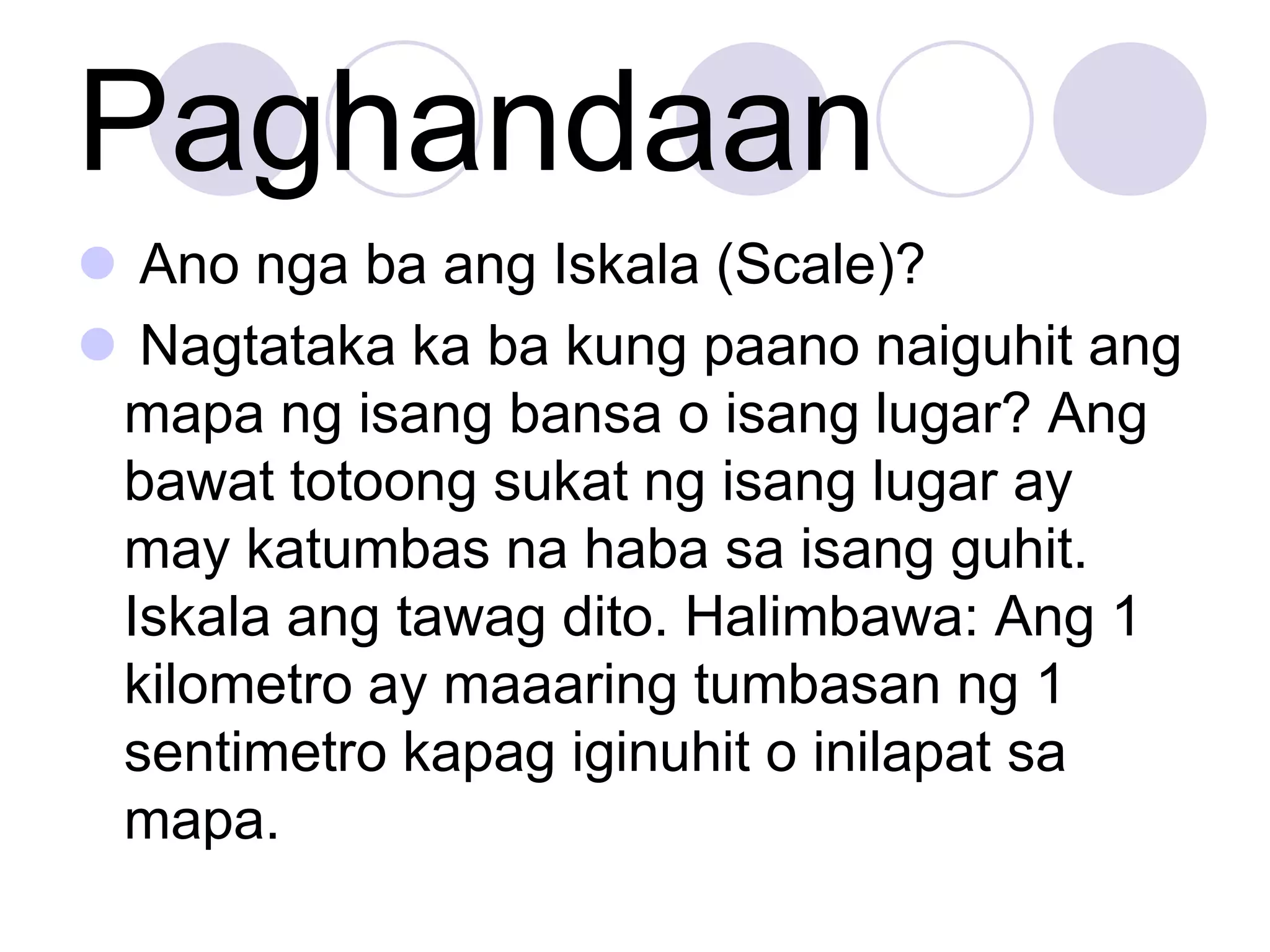 Aralin 3 Ang Iskala | PPTX