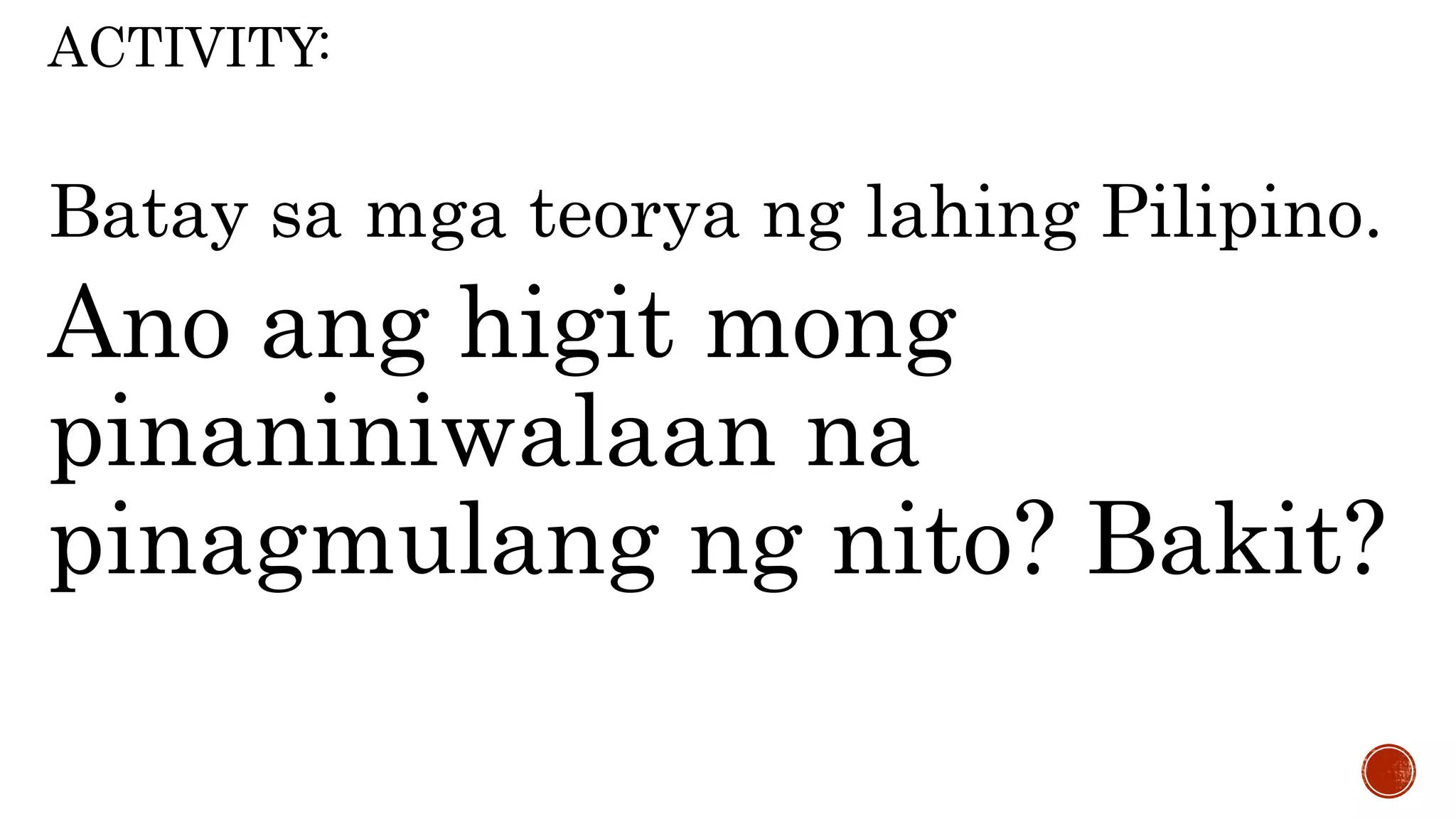 Ang Lahing Pilipino | PPTX