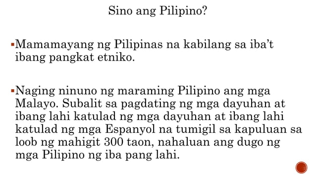 Ang Lahing Pilipino | PPTX