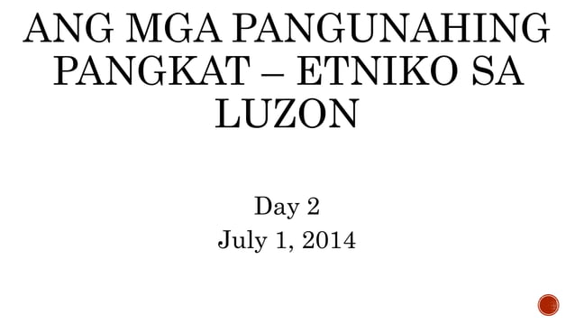 Ang Lahing Pilipino | PPTX
