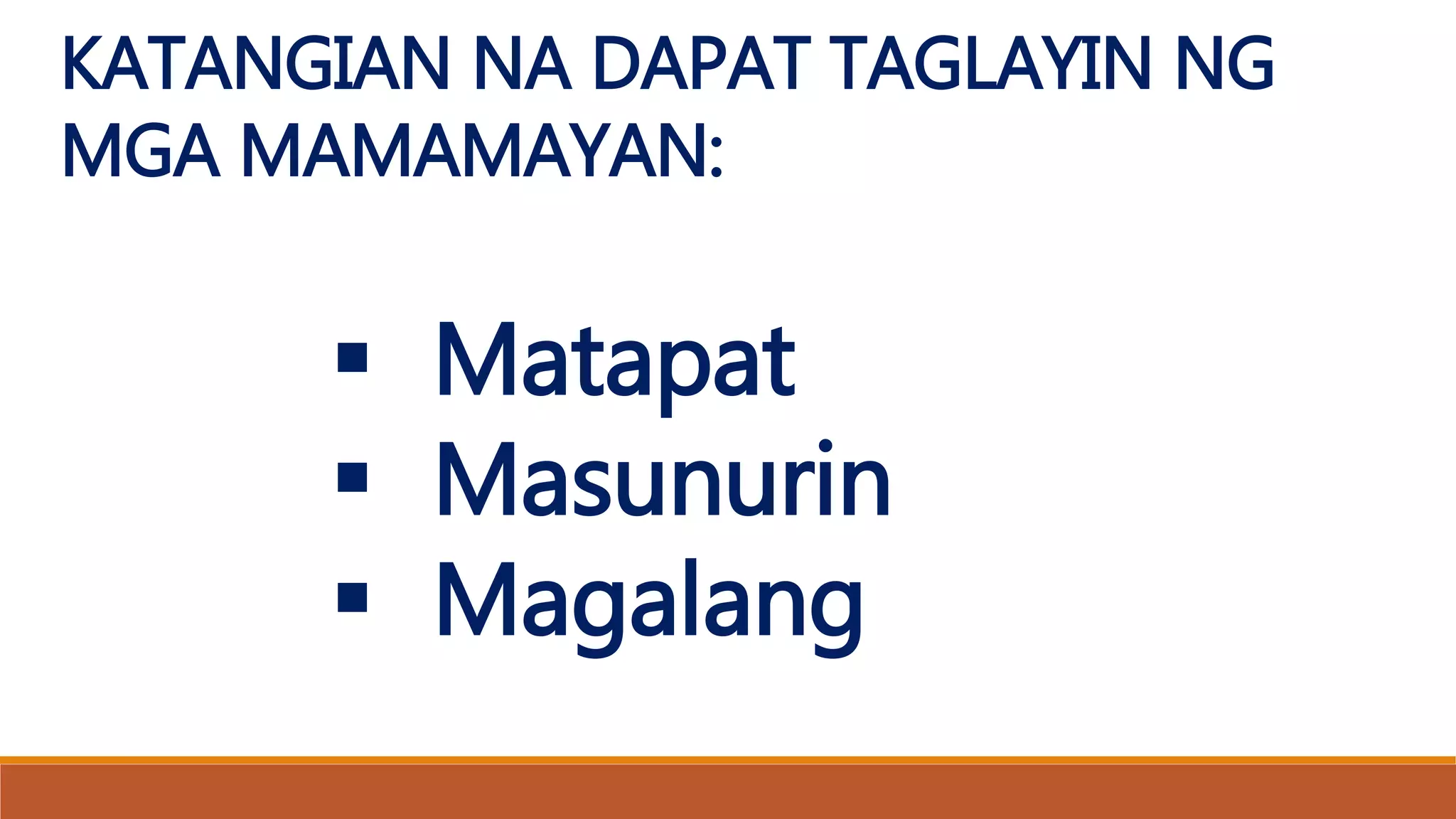 Ang Lipunan Noon | PPTX