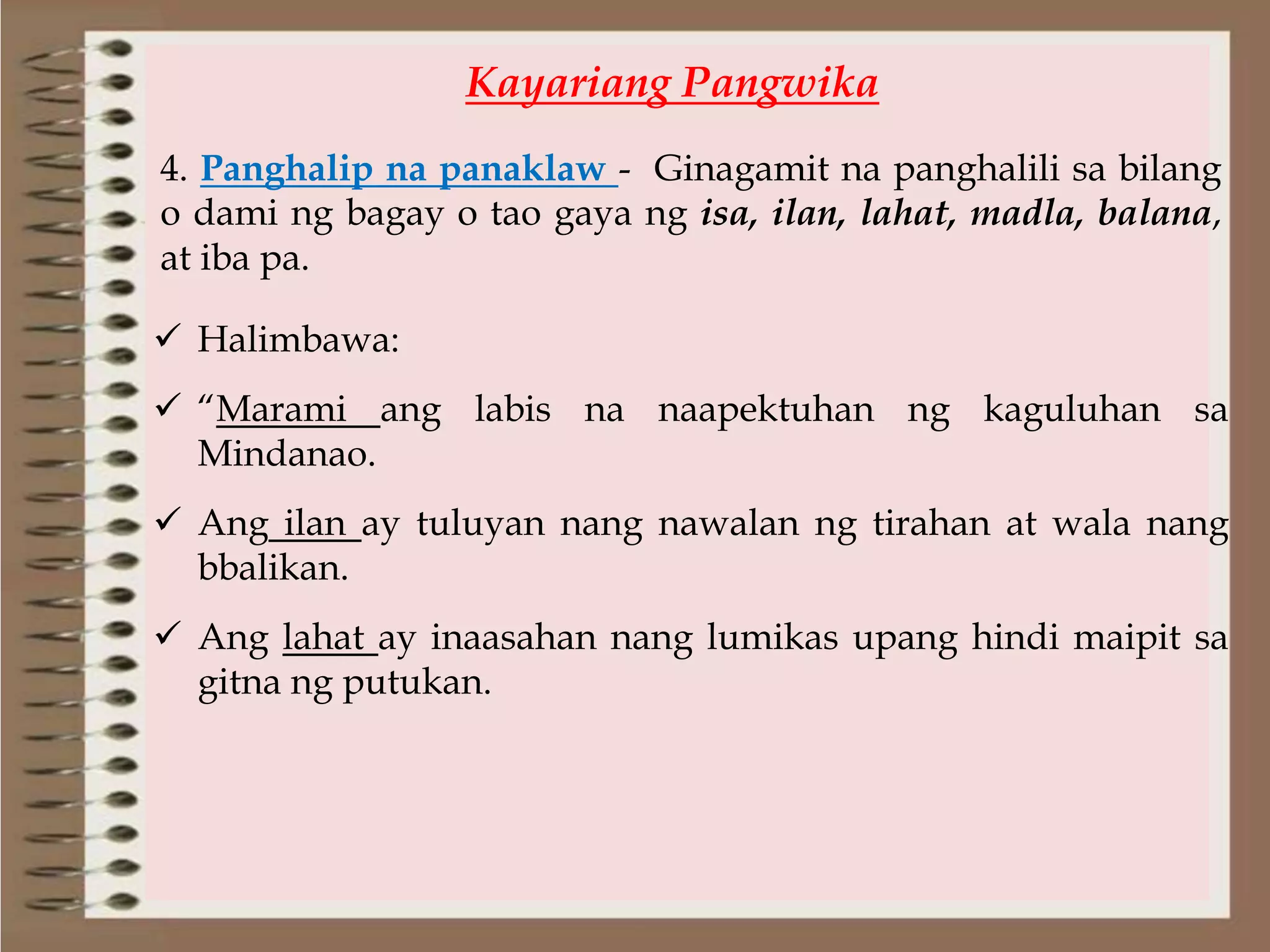 Aralin 3 - Filipino 4 - Q1W3 - Kapayapaan at Kaayusan, Dapat ...