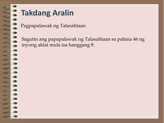 Aralin 3 - Filipino 4 - Q1W3 - Kapayapaan at Kaayusan, Dapat ...