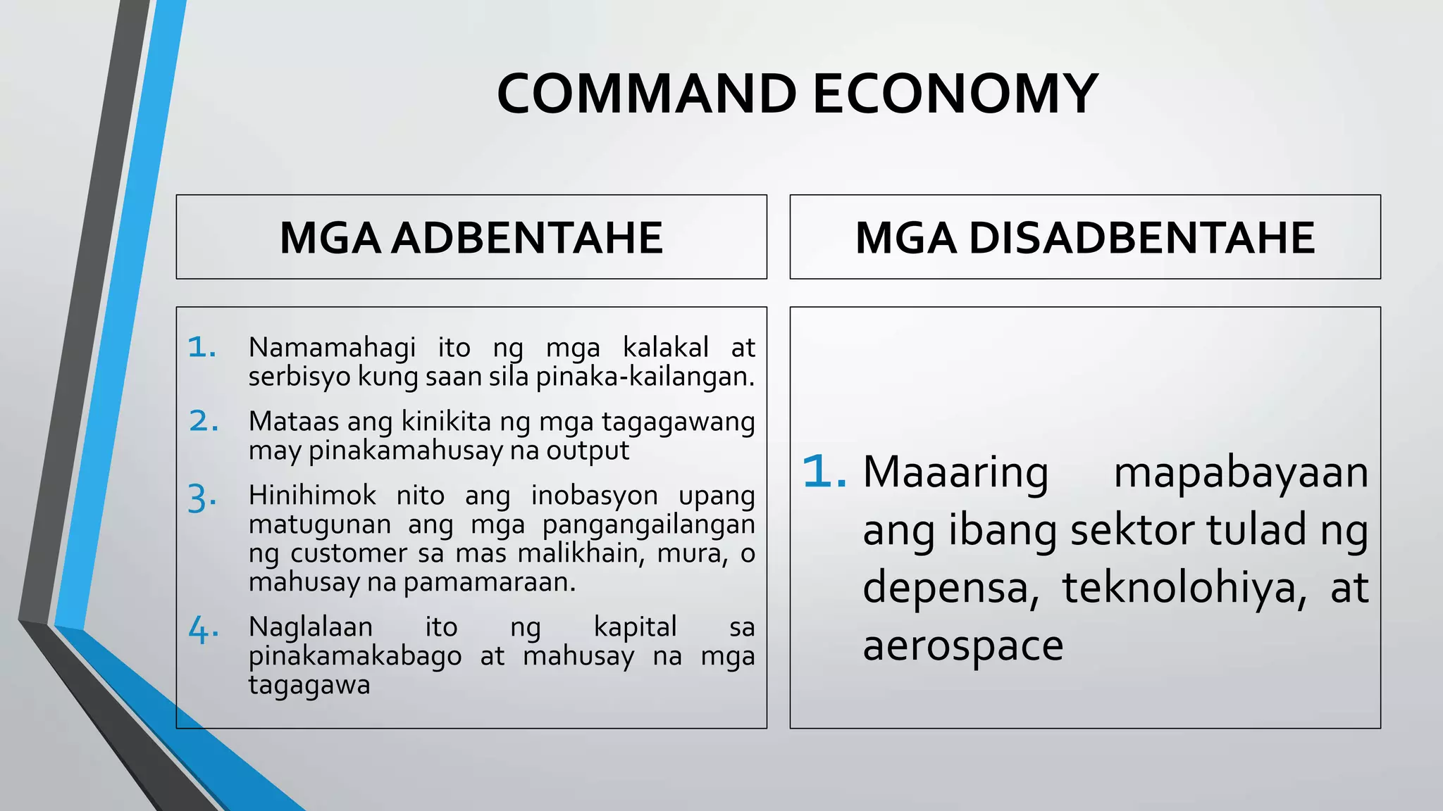 Aralin 3 iba’t-ibang sistemang pang-ekonomiya | PPTX