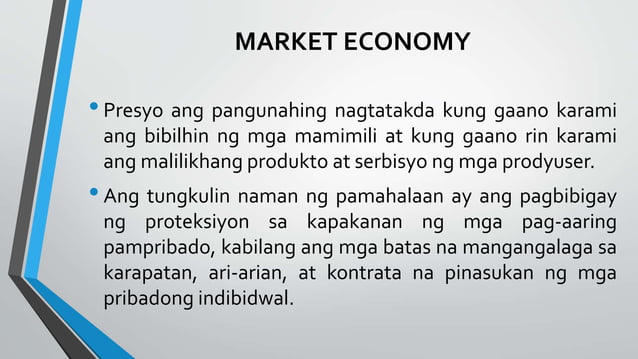 Aralin 3 iba’t-ibang sistemang pang-ekonomiya | PPTX