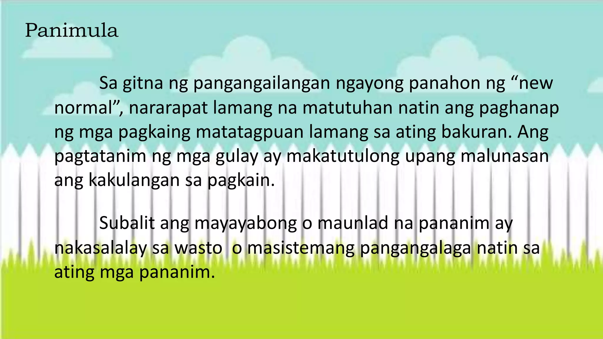 Aralin 3- MasisitemanPangangalaga ng Gulay.pptx