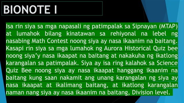 Aralin 3-Pagsulat ng Bionote-FilipinosaLarang | PPTX