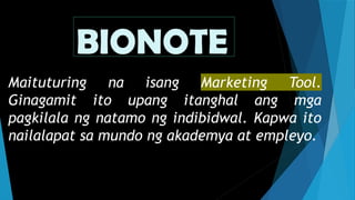 Aralin 3-Pagsulat ng Bionote-FilipinosaLarang | PPTX