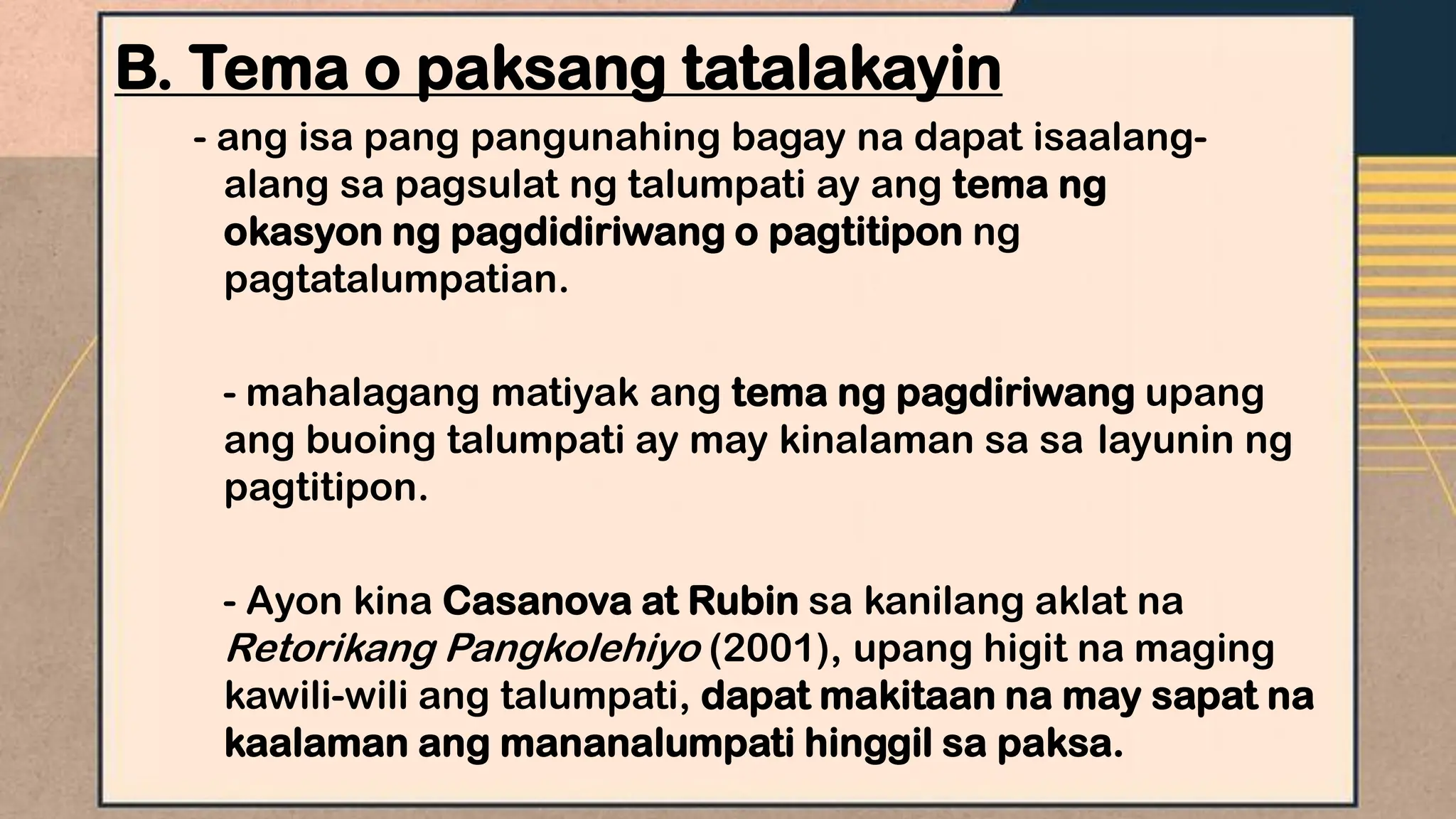 ARALIN 3- Pagsulat ng Talumpati, Katangian, Gabay, at Balangkas | PDF