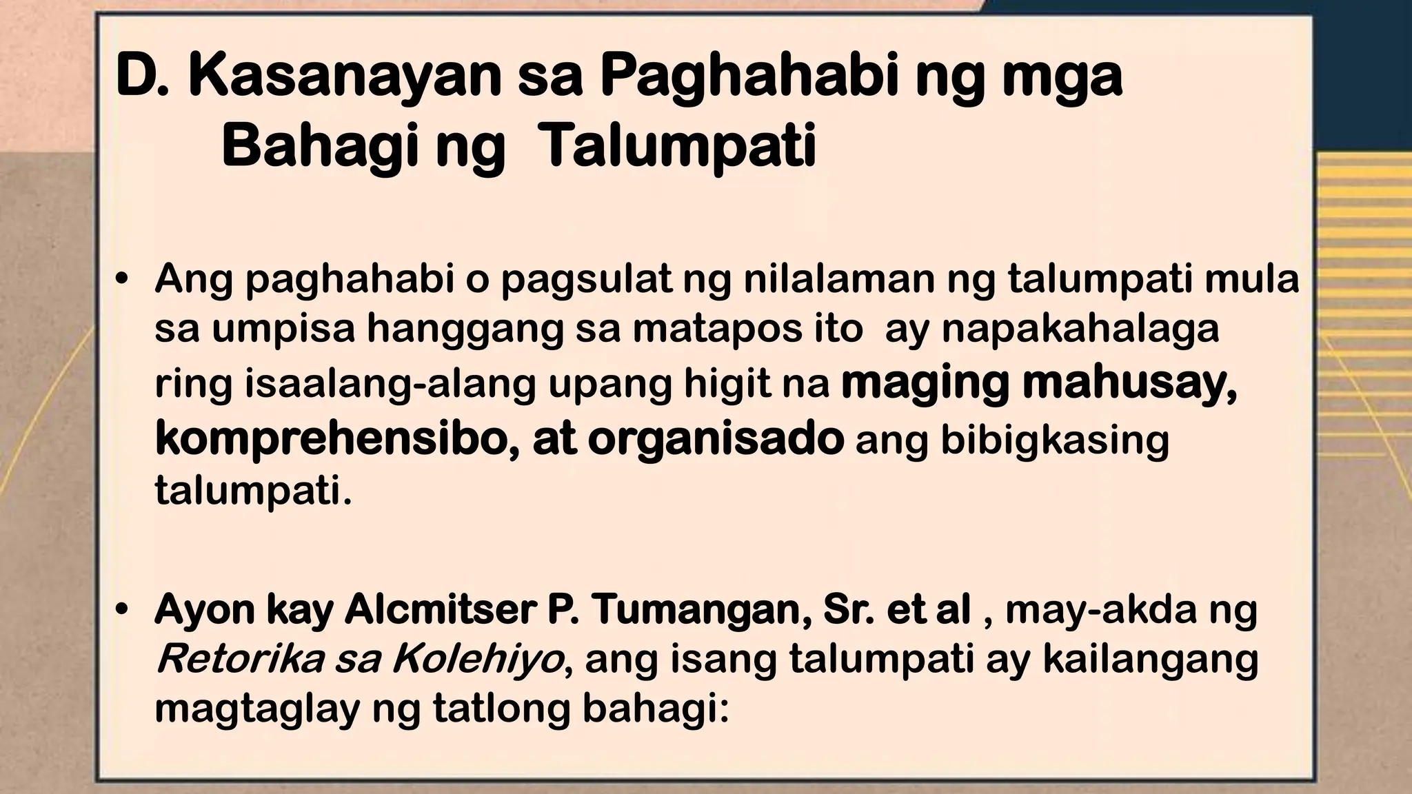 ARALIN 3- Pagsulat ng Talumpati, Katangian, Gabay, at Balangkas | PDF