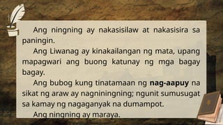 ARALIN 3- PANITIKAN- ANG NINGNING AT ANG LIWANAG.pptx