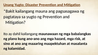 Aralin 3 ng Araling Panlipunan 10 - Part2 -CBDRM Plan | PPTX