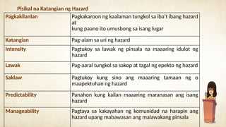 Aralin 3 ng Araling Panlipunan 10 - Part2 -CBDRM Plan | PPTX