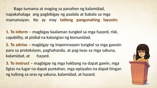 Aralin 3 ng Araling Panlipunan 10 - Part2 -CBDRM Plan | PPTX