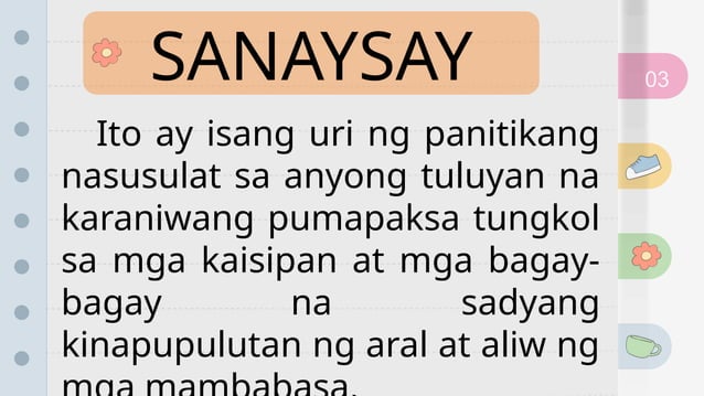 ARALIN 3- SANAYSAY, URI, AT MGA ELEMENTO NITO.pptx