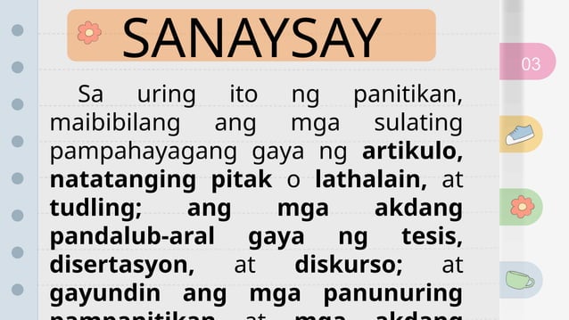 ARALIN 3- SANAYSAY, URI, AT MGA ELEMENTO NITO.pptx