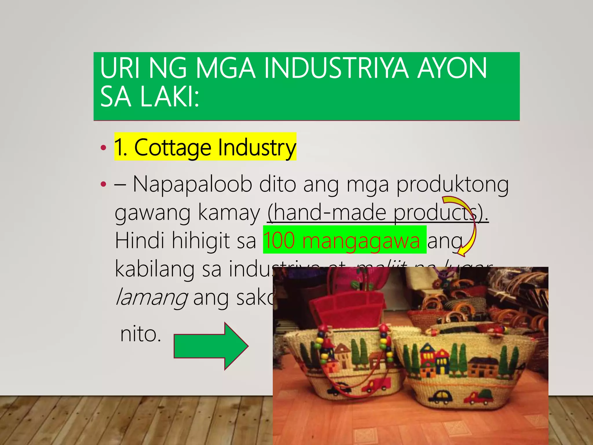Aralin 3 Sektor ng Industriya | PPTX