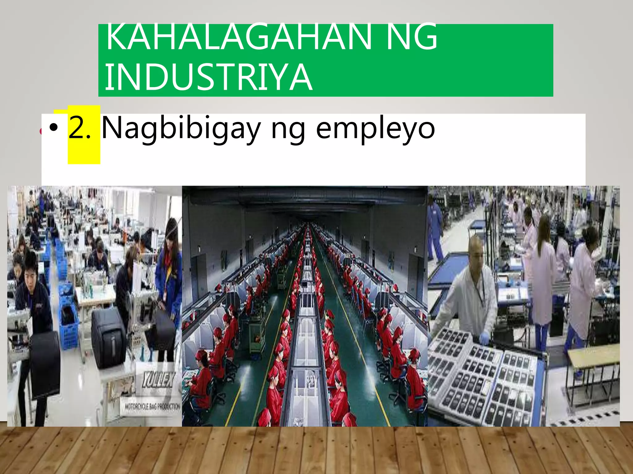 Aralin 3 Sektor ng Industriya | PPTX