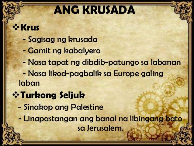 Ang Krusada(Aralin 32)
