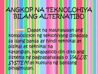 Aralin 37-epekto ng teknolohiya sa kalagayang ekolohikal | PPTX
