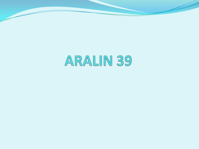 Aralin 39 | PPT
