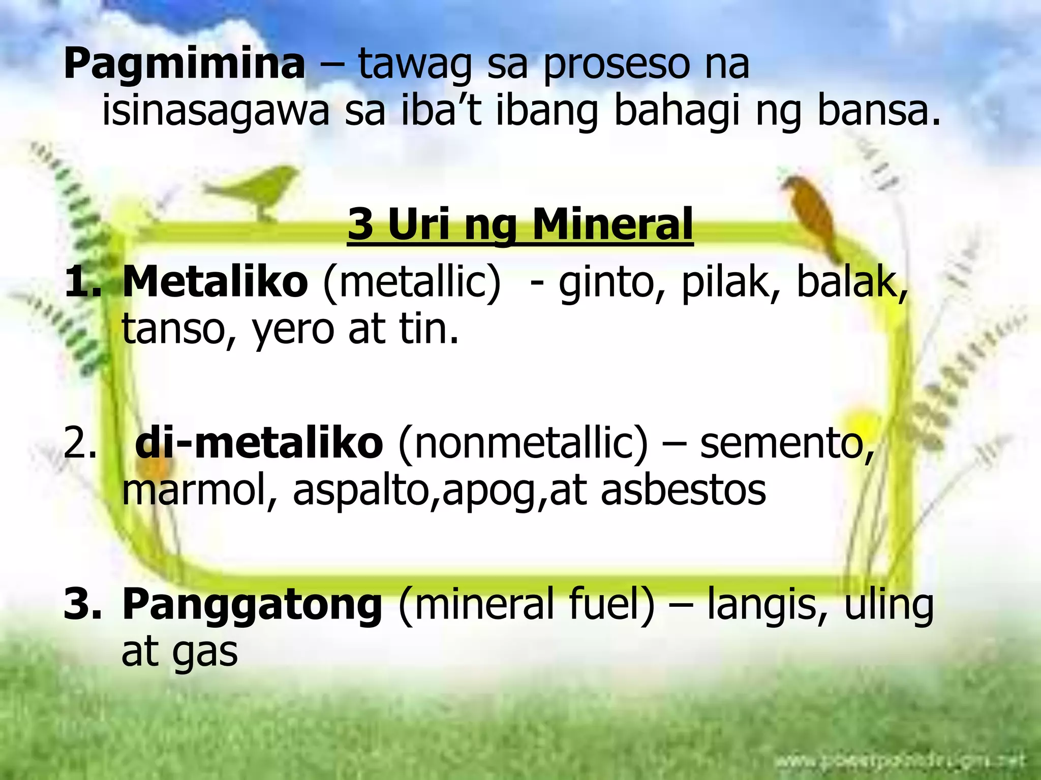 Ang mga Yaman ng Pilipinas | PPTX