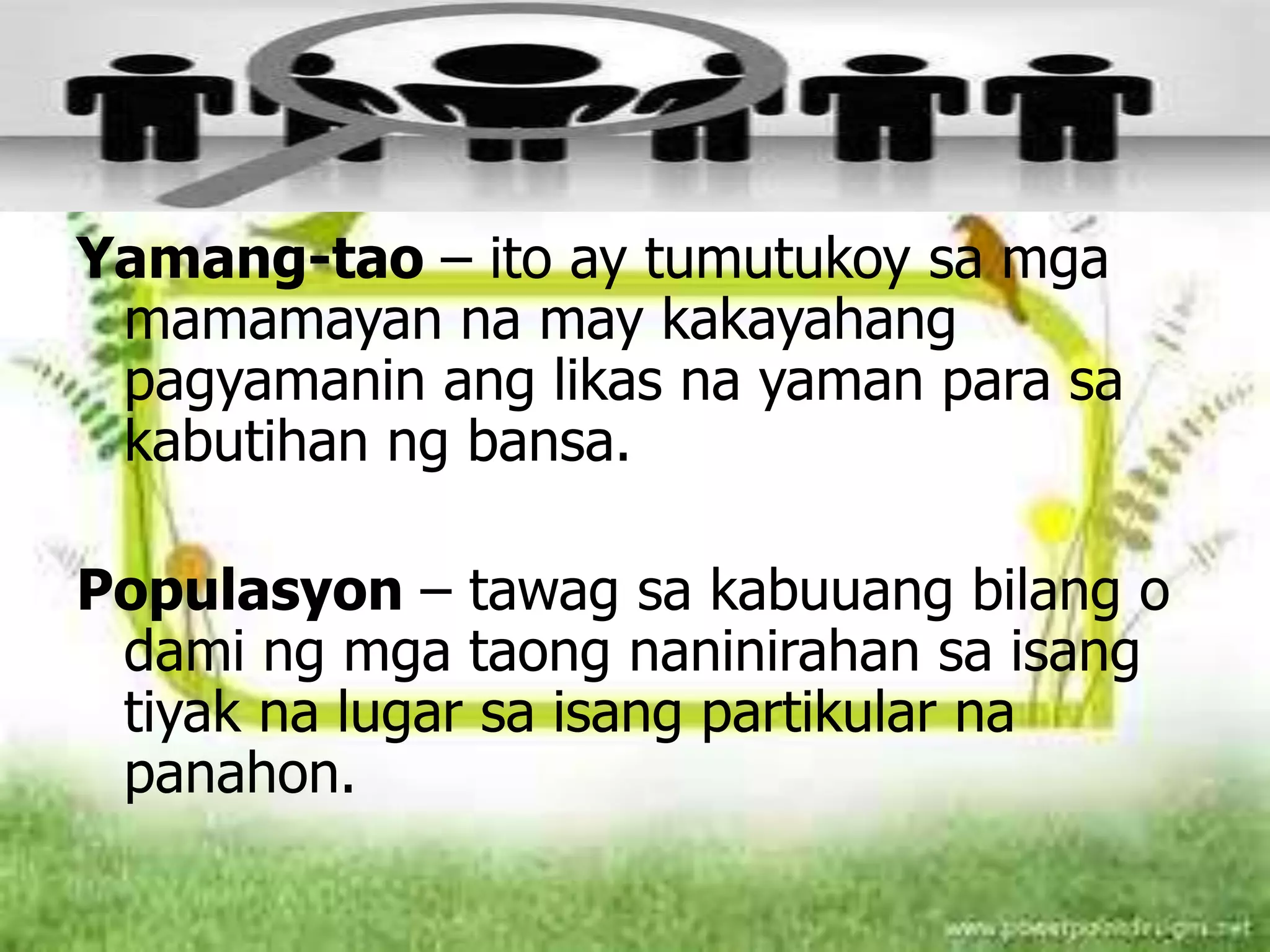 Ang mga Yaman ng Pilipinas | PPTX