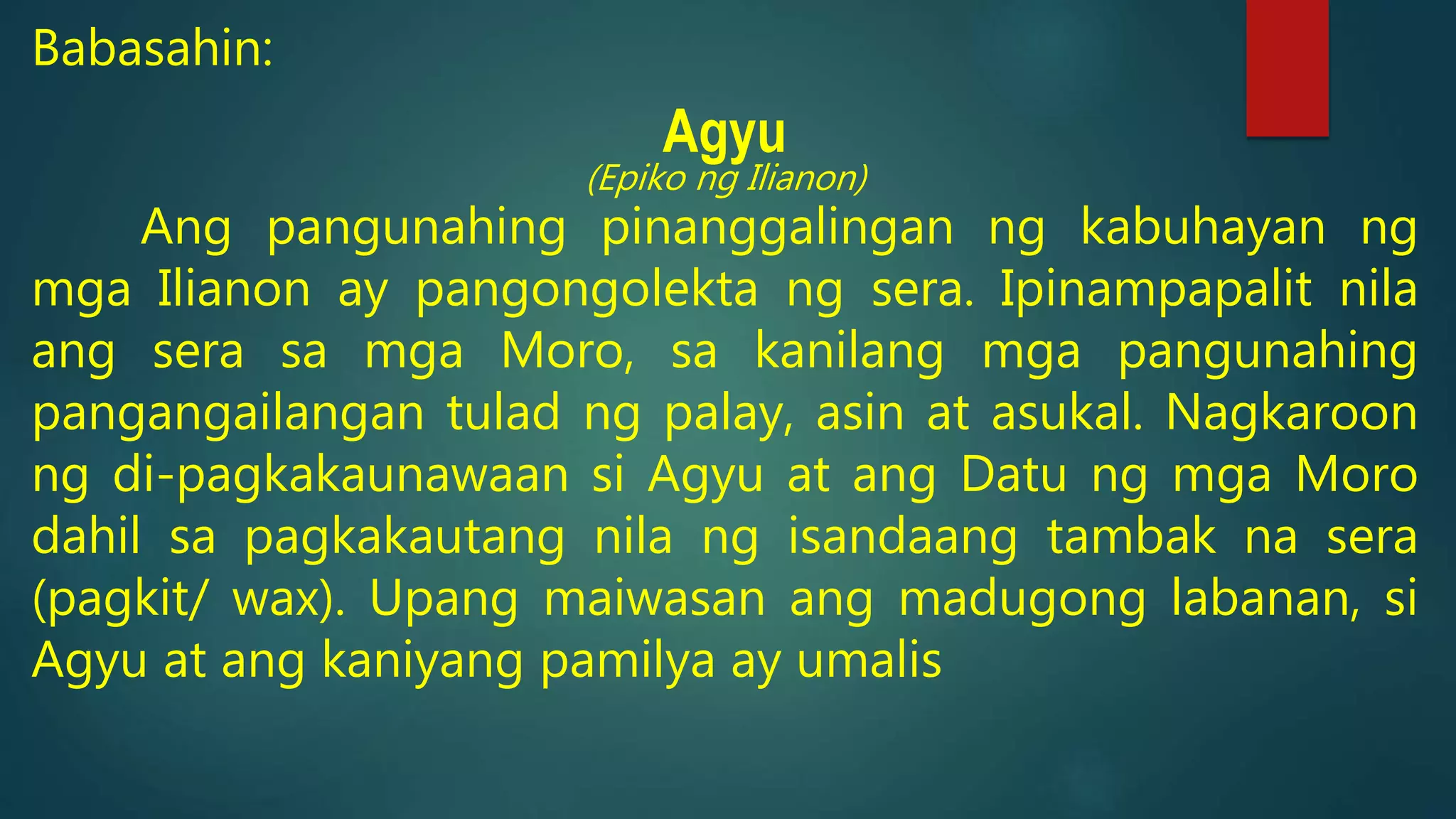 Aralin 3, grade 8 filipino | PPTX