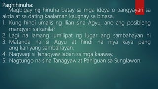 Aralin 3, grade 8 filipino | PPTX