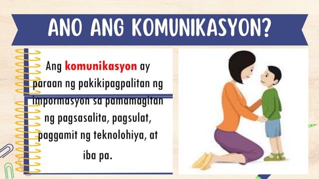 ESP 8 QUARTER 1 ARALIN 3: KOMUNIKASYON SA PAMILYA | PPTX