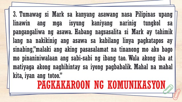 ESP 8 QUARTER 1 ARALIN 3: KOMUNIKASYON SA PAMILYA | PPTX