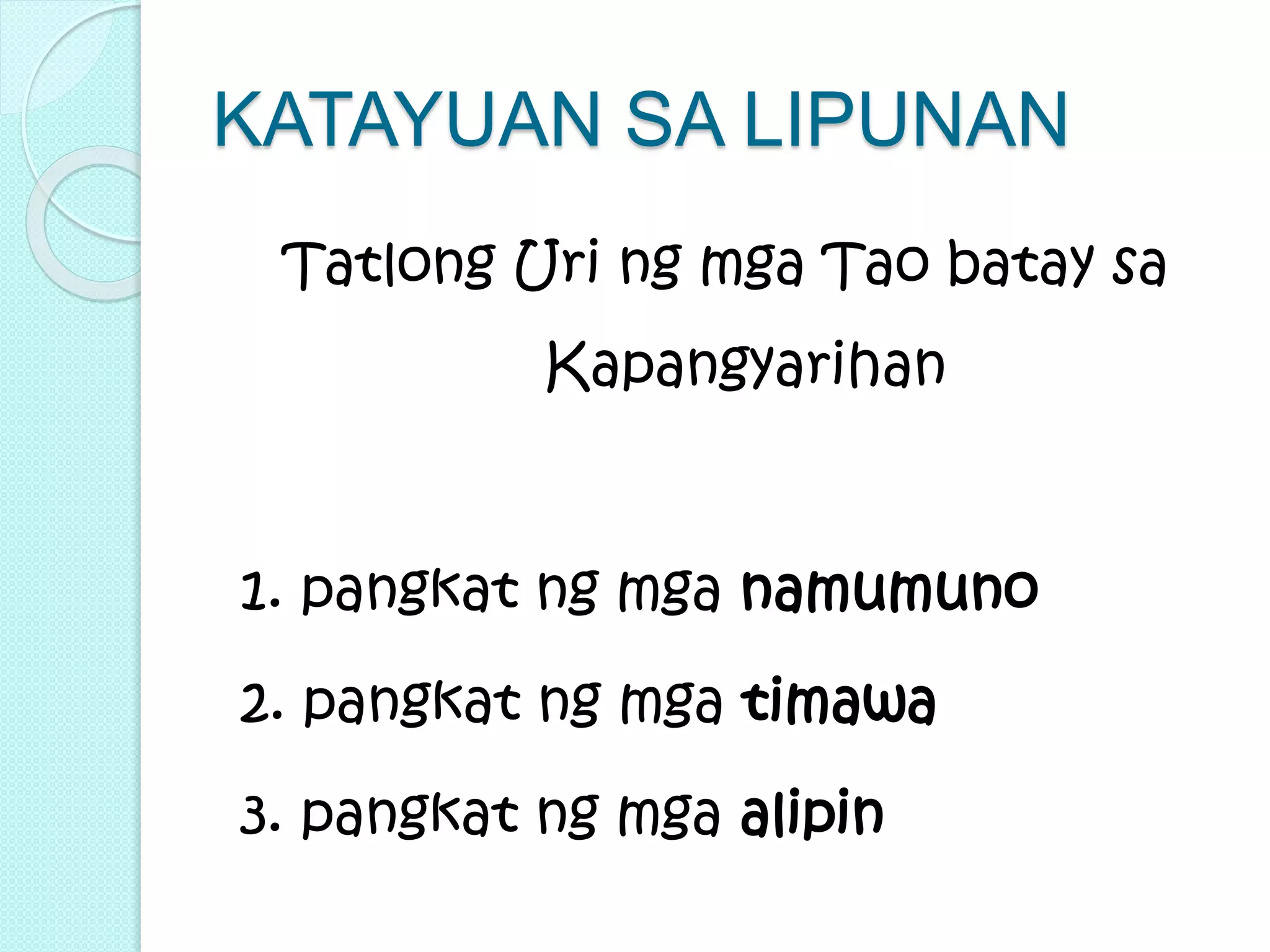 Aralin 3: Kultura at Lipunan ng mga Sinaunang Pamayanan | PPTX
