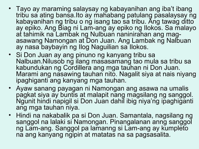 BIAG NI LAM ANG | PPT